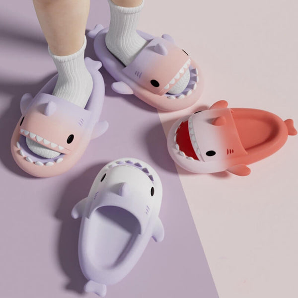 SHARKY'Z™️ BICOLOR - The Original Shark Slides | Shark Slip-on Sandals ...