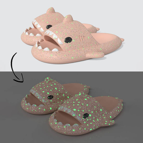 SHARKY'Z™️ LUMENO - The Original Shark Slides | Shark Slippers – PLUSHY'Z®️