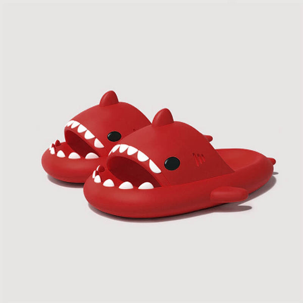 The Original Cloud Shark Slides | Trendy Shark Slip-on Sandals – PLUSHY'Z®️